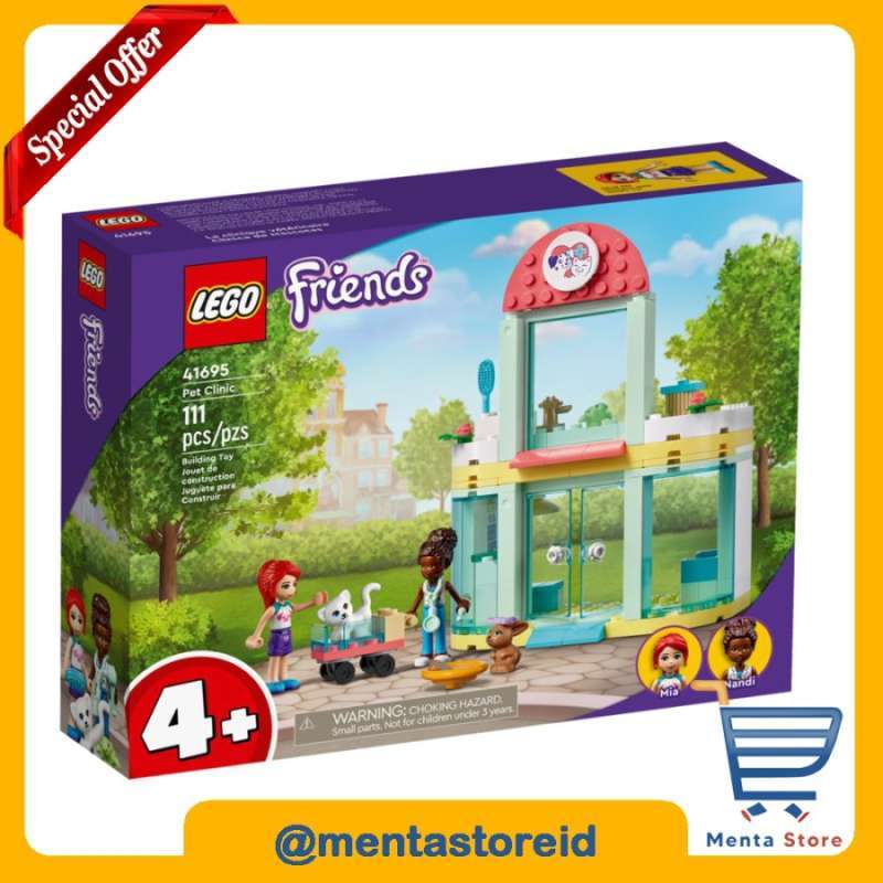 Promo LEGO Friends 41695 Pet Clinic Animal Loving Boys Girls Bricks ...