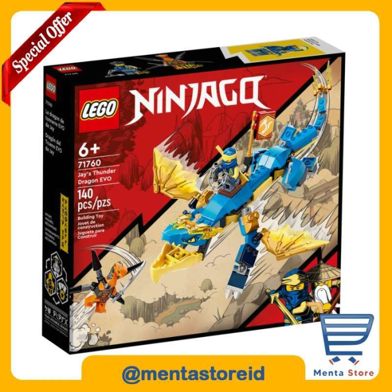 Jual Lego Ninjago Jay Thunder Dragon Original Harga Termurah Mei 2024 ...