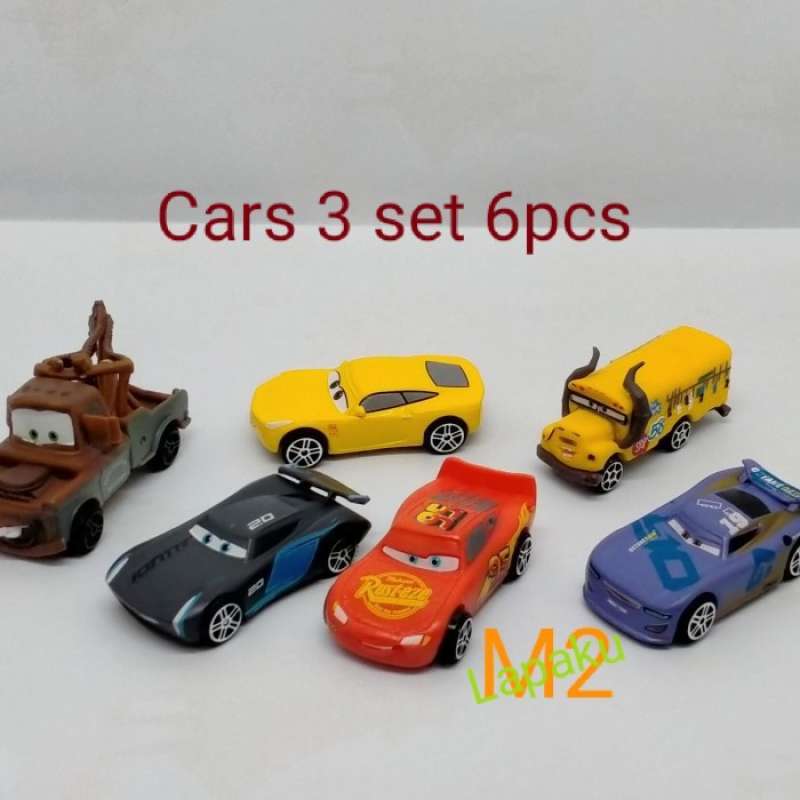 Jual MAINAN/PAJANGAN TOPPER CAKE DISNEY PIXAR CARS SET 6PCS di Seller ...