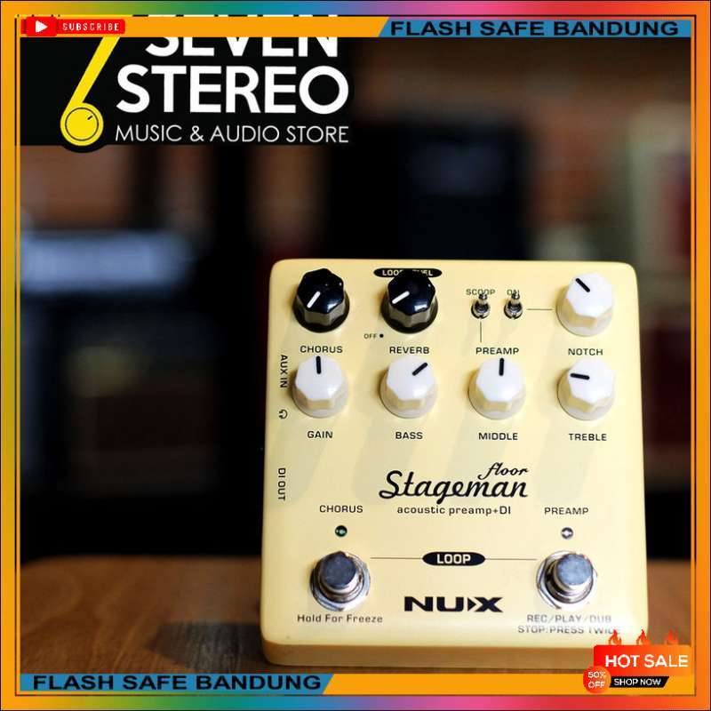 Promo Nux Nap-5 Nap5 Nap 5 Stageman Floor Acoustic Preamp- Diskon 1% di ...