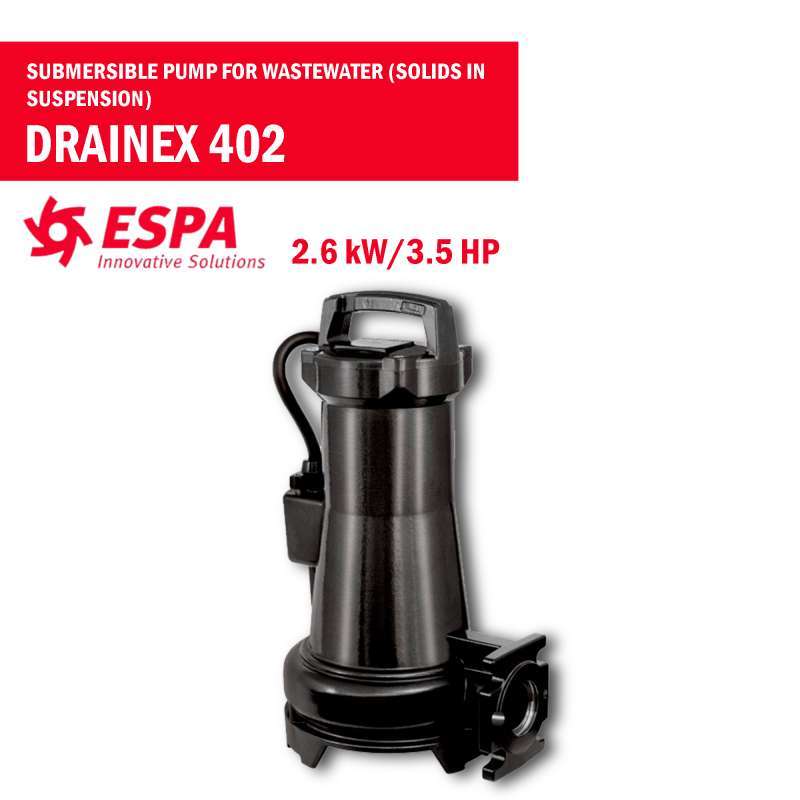 Jual Pompa Celup Air Kotor / Submersible Pump Merk ESPA Drainex 402 (2. ...