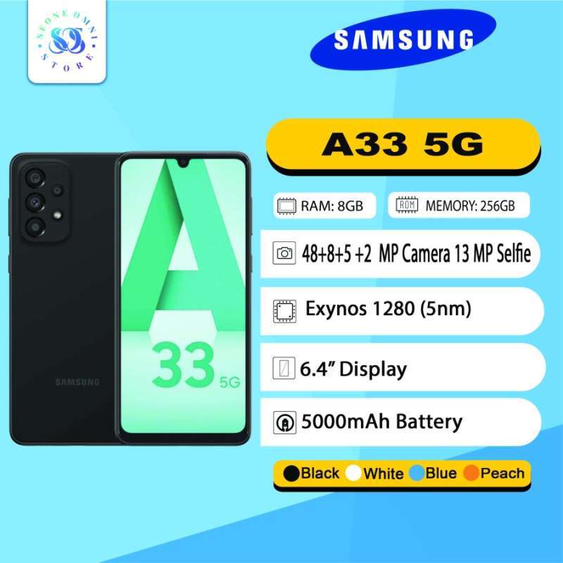 Promo Samsung Galaxy A33 5G 8/256 RAM 8GB Internal 256GB Garansi Resmi ...