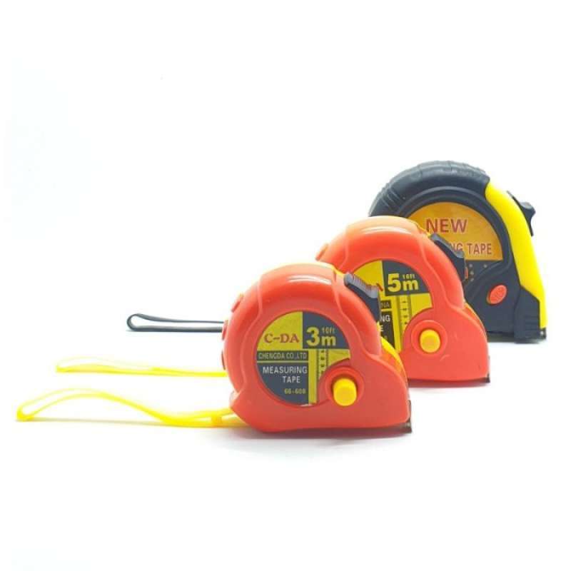 Jual METERAN TUKANG BANGUNAN 3M ROLL METERAN 3 METER ALAT UKUR TUKANG ...