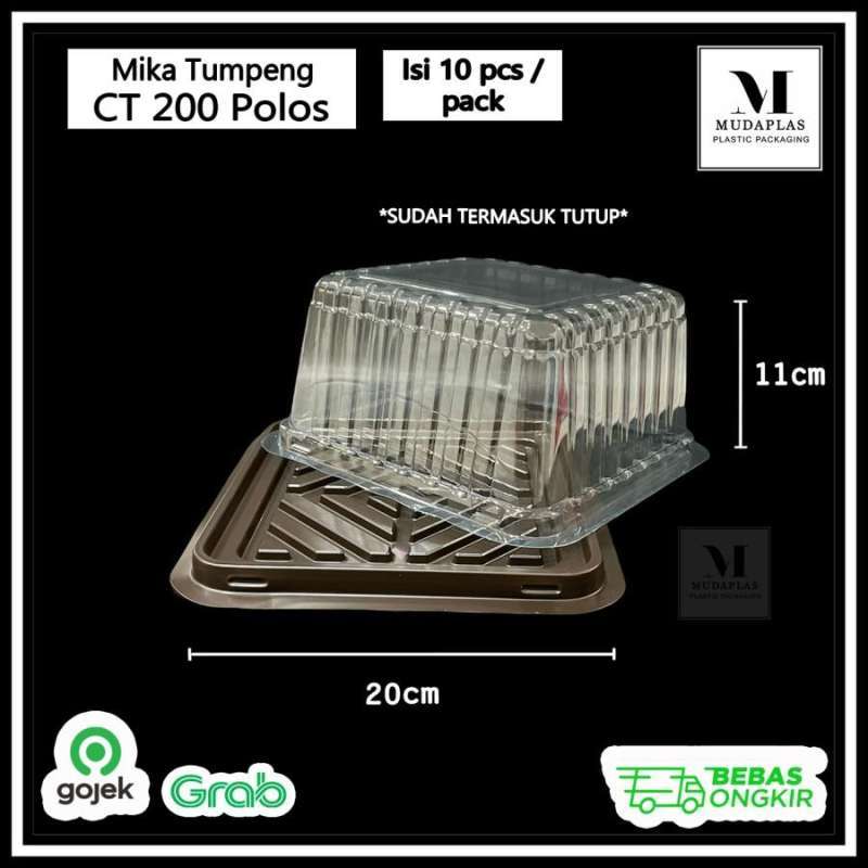 Jual Mika Tumpeng Mini Kotak Sekat 7 CT 200 Panjang 20 cm - Polos di ...