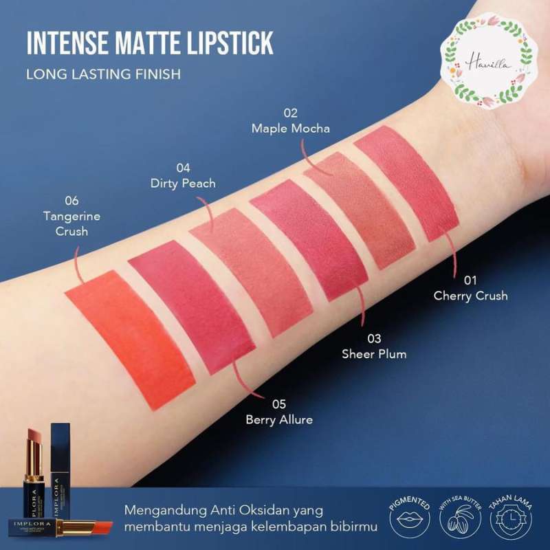 Promo Implora Lipstick Intense Matte - Lipstik Implora Murah Bpom - 04 ...