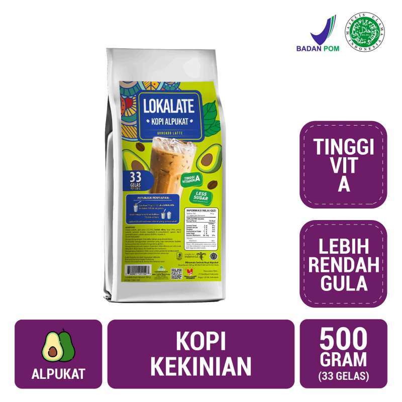 Promo Lokalate Kopi Alpukat 500 gram - Tinggi Vitamin A Lebih Rendah ...