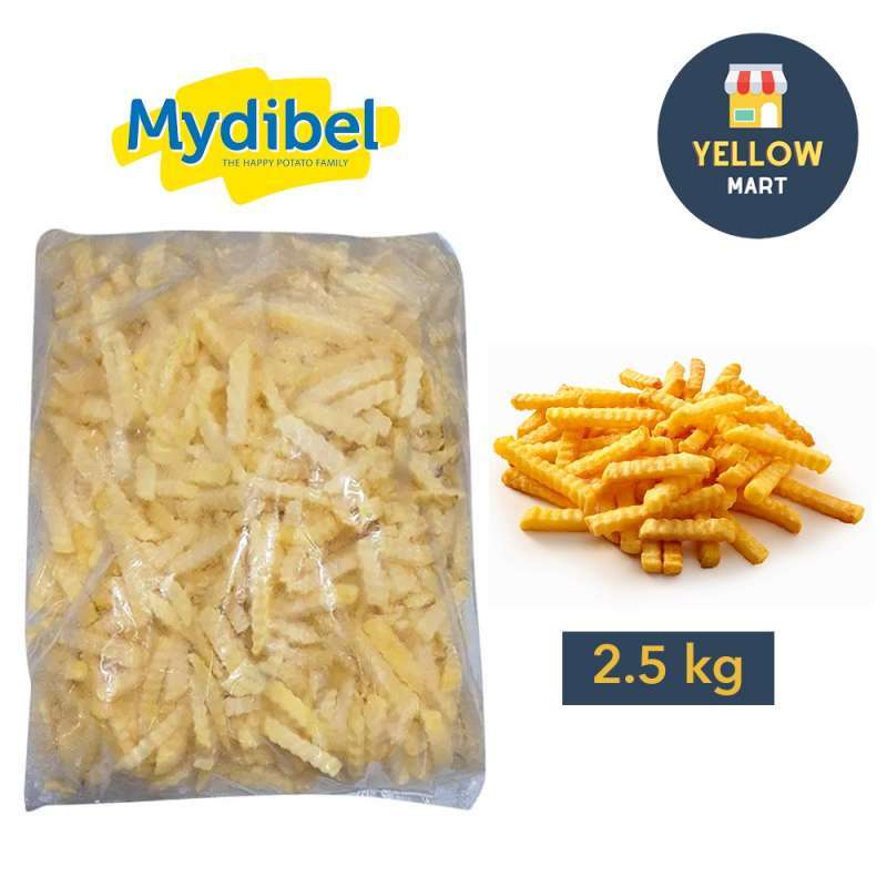 Jual Mydibel French Fries Variasi Crinkle Cut, Shoestring & Spicy ...