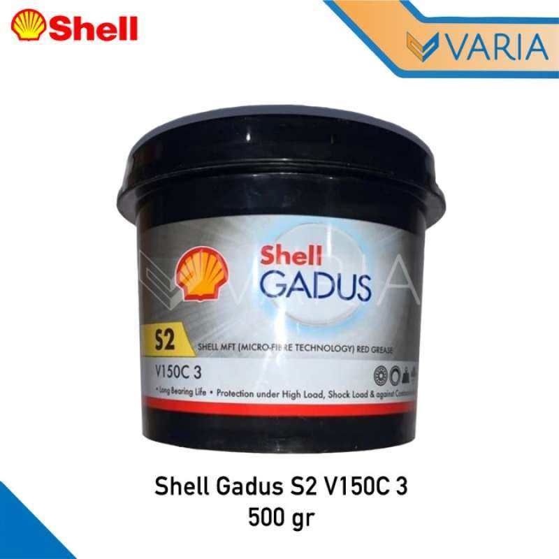 Jual Shell Gadus S2 V150C 3 Red Grease 500 gr Stempet Gemuk Multiguna ...