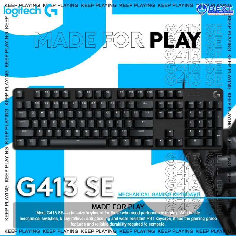 Promo Logitech G413 SE Mechanical Gaming Keyboard Diskon 5% di Seller ...