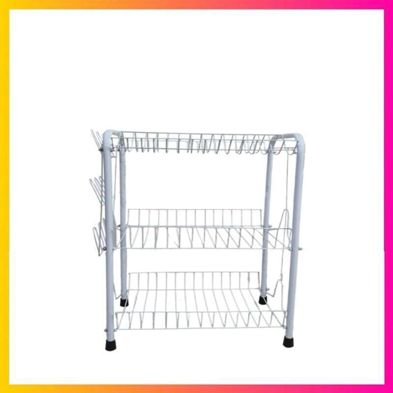 Promo Rak Piring Stainless 3 Susun Dwg - 3 Tingkat Diskon 15% Di Seller ...