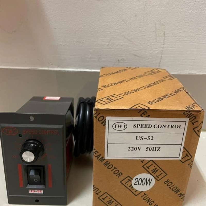 Jual Speed Control Unit Us 52 220V Gear Motor 200W Variable Controller ...