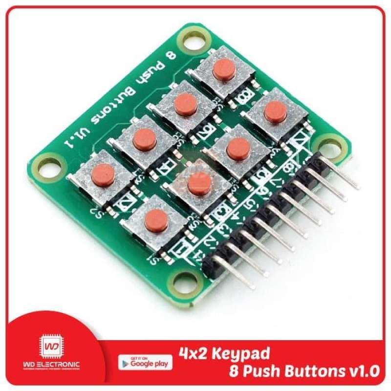Jual 4x2 Keypad 8 Push Buttons v1.0 di Seller EasyWare Electronics ...