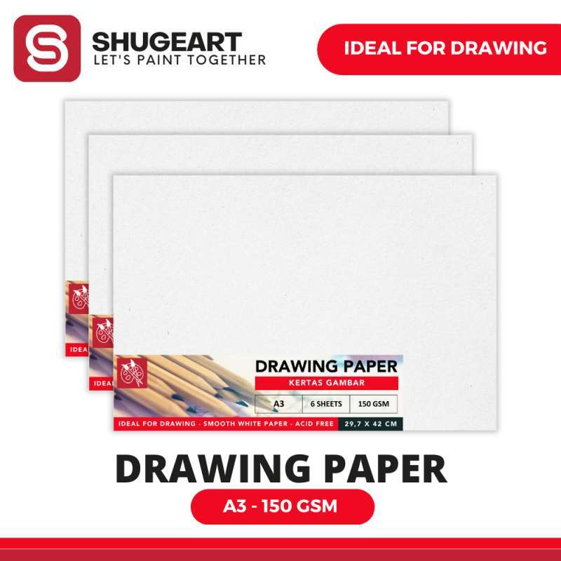 Jual Kertas Gambar dan Sketsa Shugeart Premium Drawing Paper Sheets ...