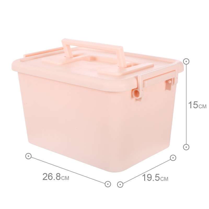 Jual Miniso Kotak Penyimpanan Plastik Kotak Kontainer Serbaguna ...
