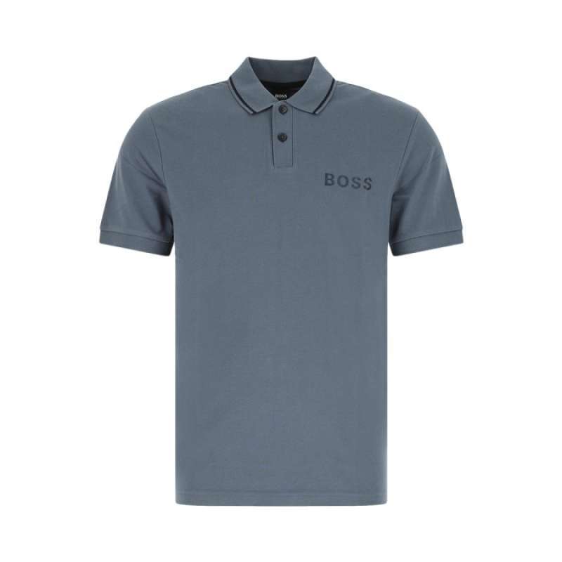 Jual Hugo Boss Tobin_Za Polo Shirt Metallic Logo Blue - M di Seller ...