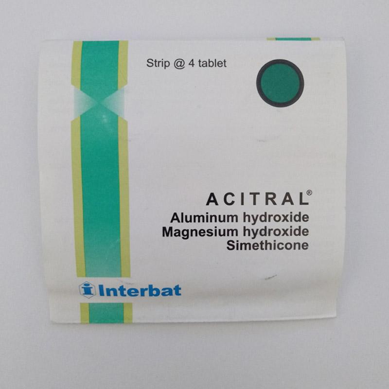 Promo Acitral Obat Kesehatan [1 Strip/4 Tablet] Diskon 27% Di Seller ...