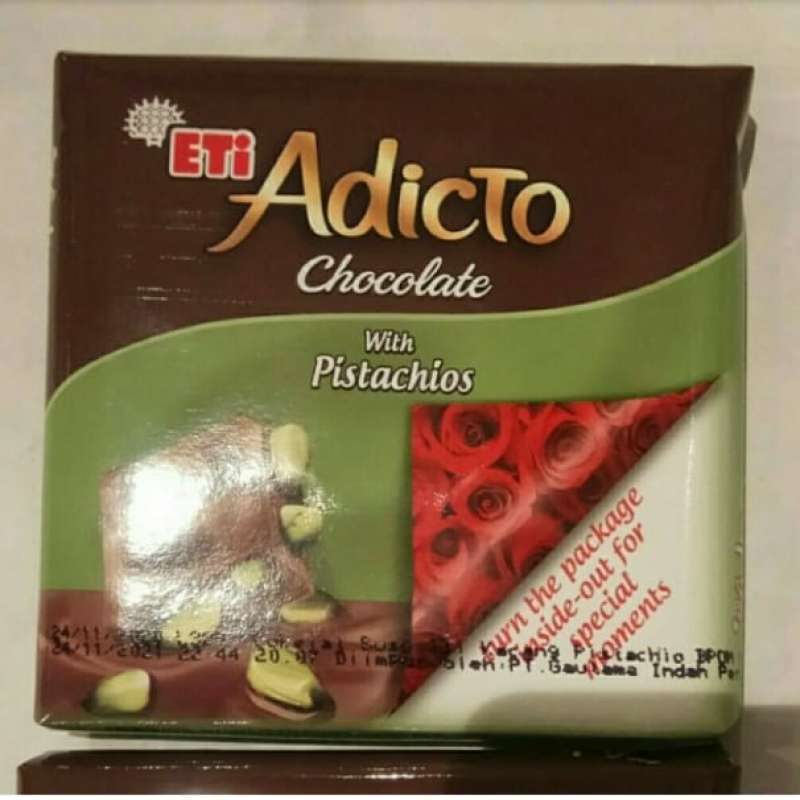 Promo eti adicto chocolate with pistachios 70gr Diskon 34% di Seller ...