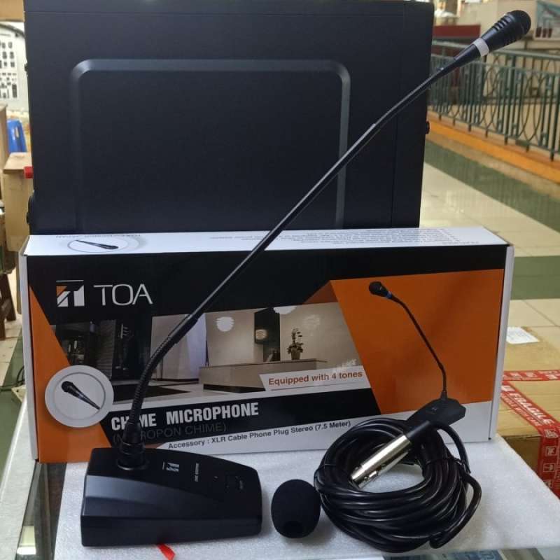 Promo Mic Podium Toa Microphone Paging Toa Zm 380C Diskon 5% di Seller ...
