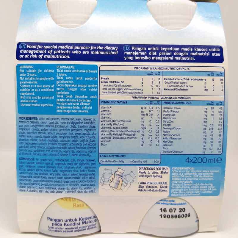 Jual Fontactiv Hphc Susu Kaya Nutrisi Dan Protein 300kalori Per Botol ...