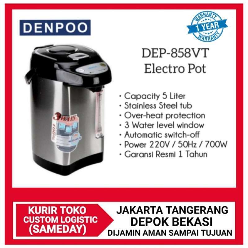 Promo Denpoo Dep 858 Termos Listrik Denpoo 5 Liter Diskon 24% di Seller ...