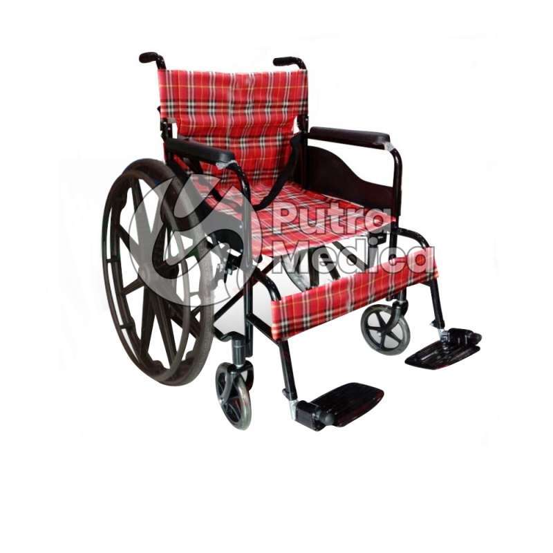 Promo Sella Kursi Roda Lipat Velg Racing KY809-46 Black Edition / Wheel ...