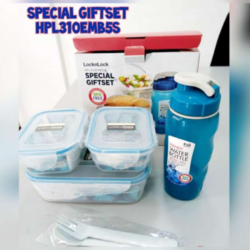 Promo Lock n Lock Gift Set Lunch Box Locknlock plus tumbler Diskon 15% ...