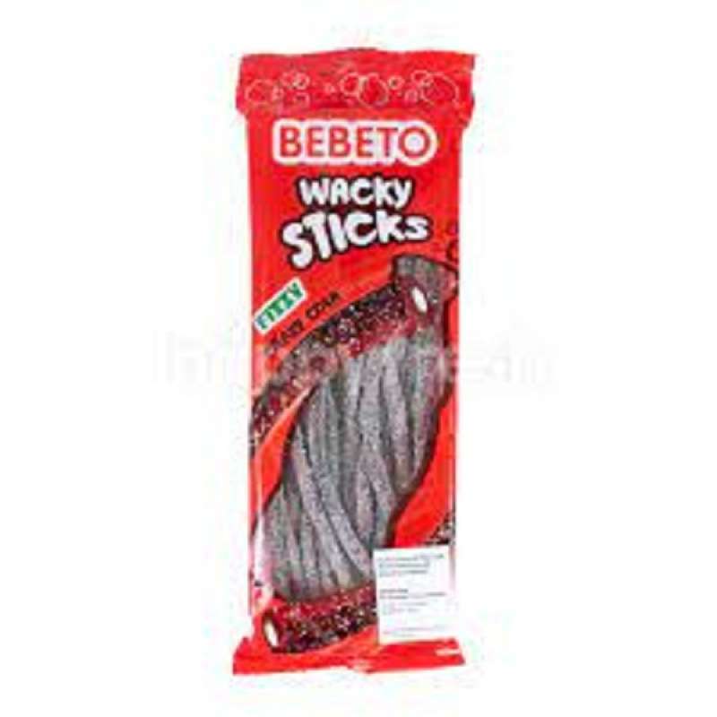 Jual BEBETO WACKY STICKS COLA 180GR di Seller Hokky Fruit Official ...
