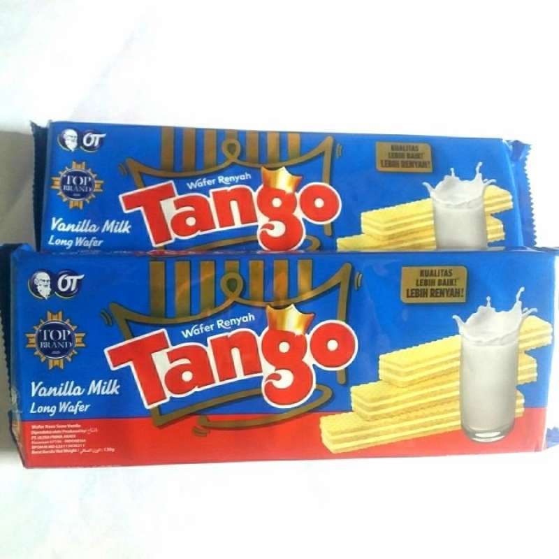 Jual tango wafer vanilla 130 gr di Seller Odettee Shop - Wanasari, Kab ...