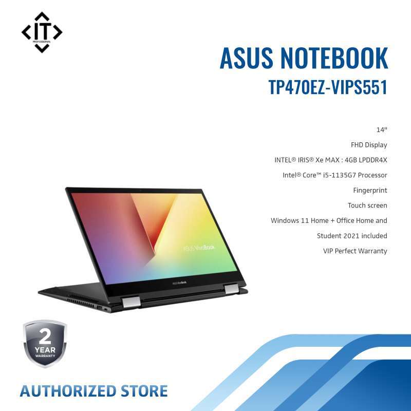 Jual Asus Laptop Vivobook Flip TP470EZ 14 Inch/i5-1135G7/8GB/512GB ...