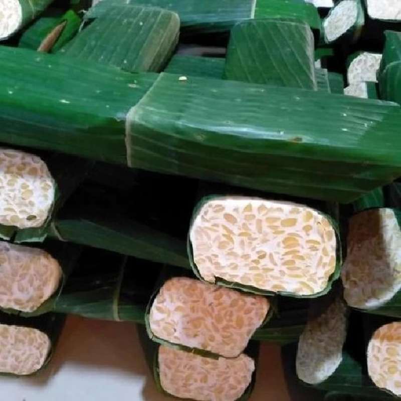 Jual Tempe Bungkus Daun Pinsang Satu Papan 500 Gram Halal Di Seller ...