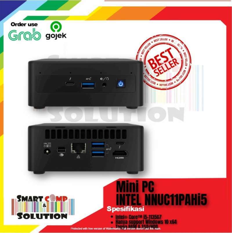 Jual Komputer Mini Pc Kit Barebone Intel Nuc11pahi5 - Nuc Core™ I5-1135g7 Di Seller Smart Comp ...
