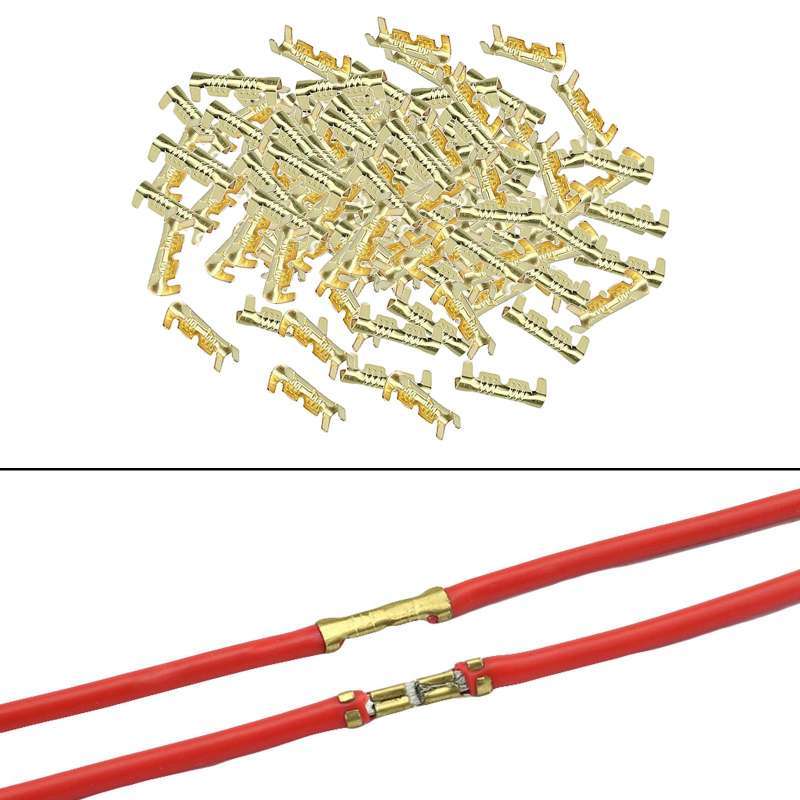 Promo Brass Crimp Terminals 0.5-1.5mm Square Wiring Line Tool Small ...