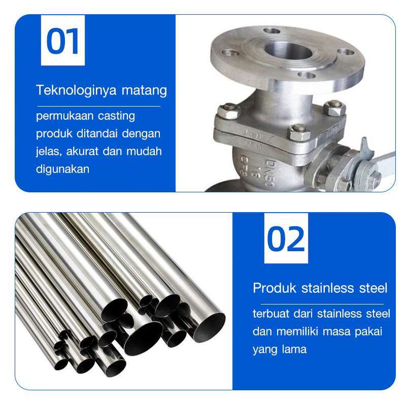 Jual Ball Valve Cast Steel Flange Valve Baja Karbon Stainless Steel 304 Q41f-16c Di Seller ...