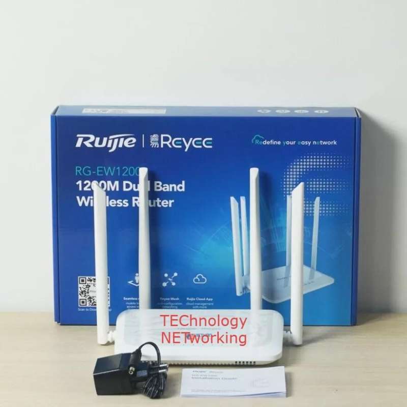 Jual Ruijie Reyee RG-EW1200 : 1200M Dual-Band Wireless Router di Seller ...