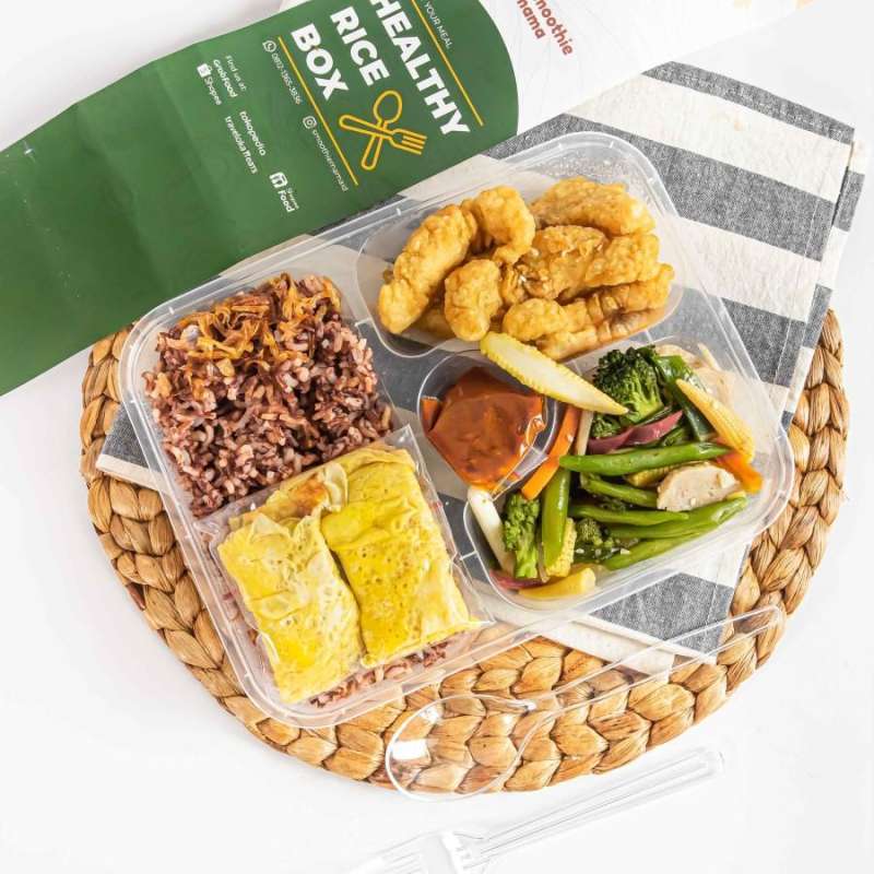 Jual Nasi Box Healthy Box Catering Diet Box Dory Fish Rice Box Di ...