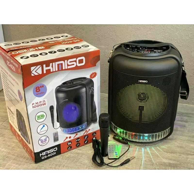 Promo Speaker Kimiso 4001 gratis mic speaker karaoke 8 inci bluetooth ...