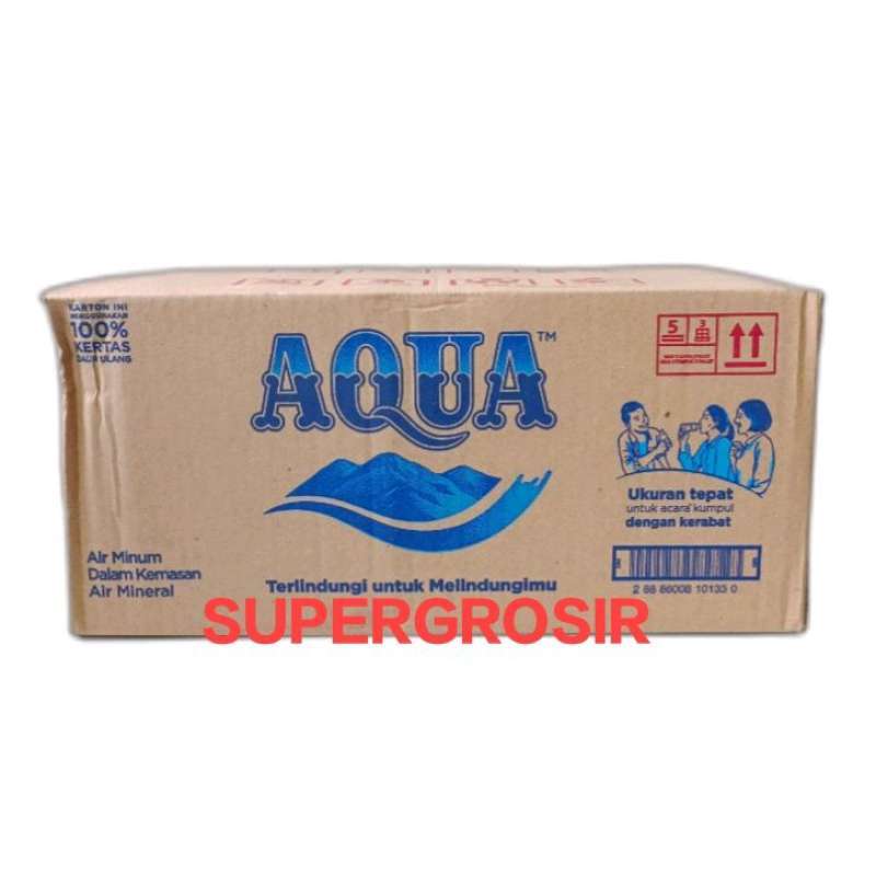 Jual Aqua 330ml Dus Termurah - Harga Grosir Terupdate Hari Ini | Blibli