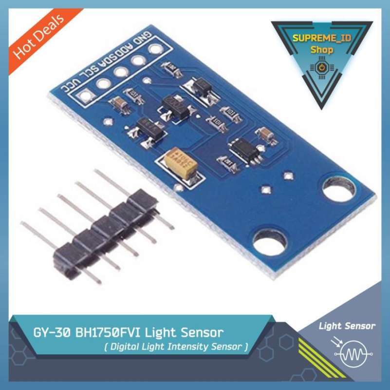 Jual Gy-30 Bh1750fvi Digital Light Intensity Sensor Module / Bh1750 Gy30 Di Seller Supreme_id ...