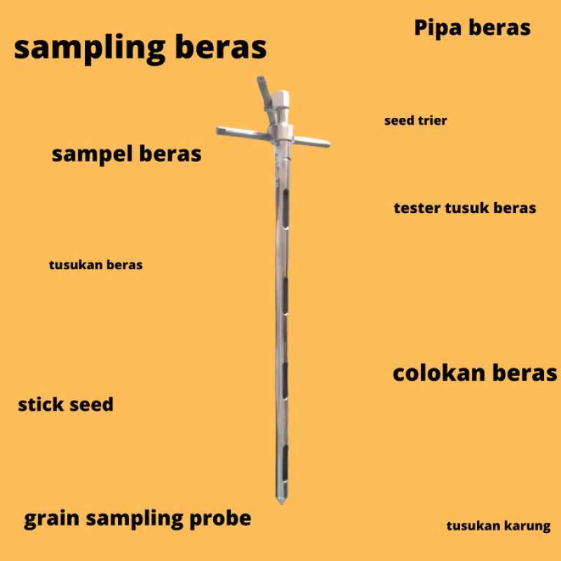 Jual Grain Sampling Probe Acc3510 Ringan Anti Penyok Sampling Beras ...