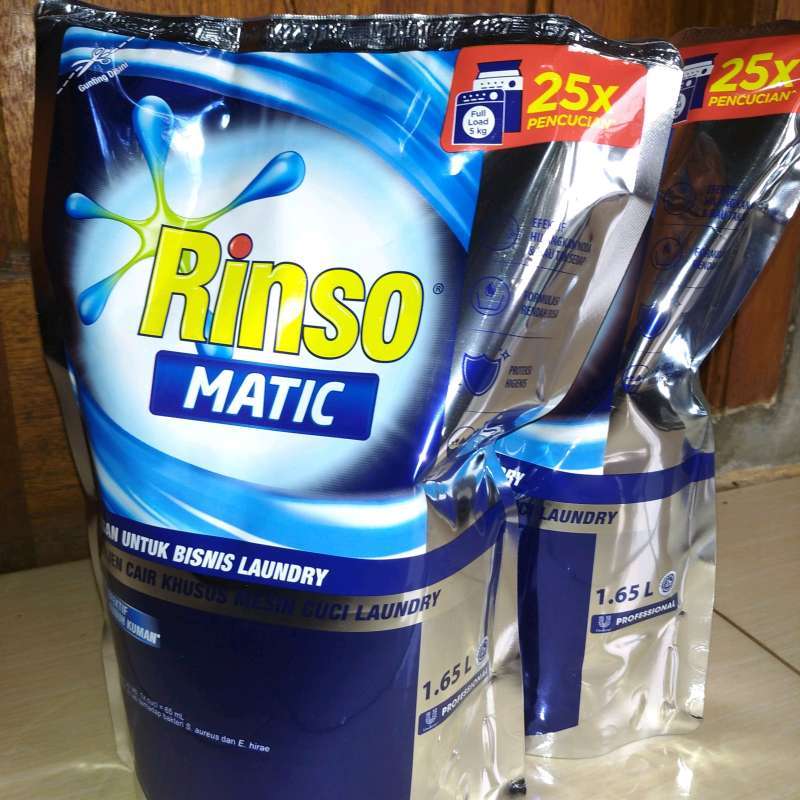 Jual Rinso Matic Cair 1,65 liter / Rinso Matic Cair 1650ml di Seller ...