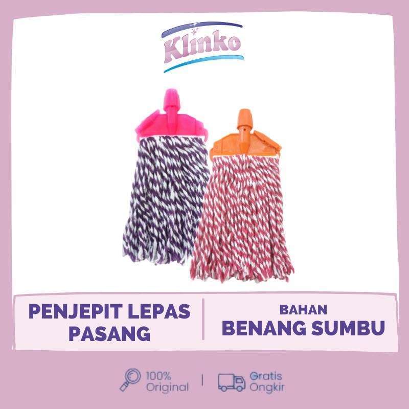 Promo Klinko - Mop Trilliant Bi Color Pel Lantai 2 Warna Bisa Lepas ...
