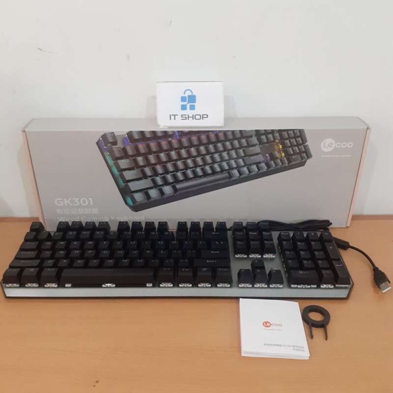 Jual Lecoo Mechanical Gaming Keyboard Gk301 - Blue Switch Di Seller It ...