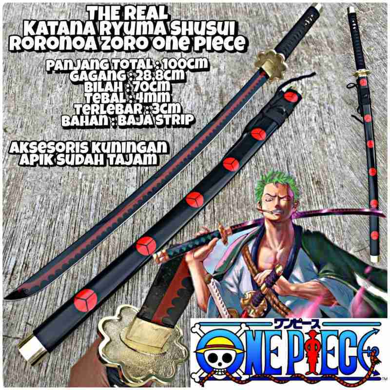Jual KATANA RYUMA SHUSUI ONE PIECE REAL PICT di Seller Prima Bilah ...