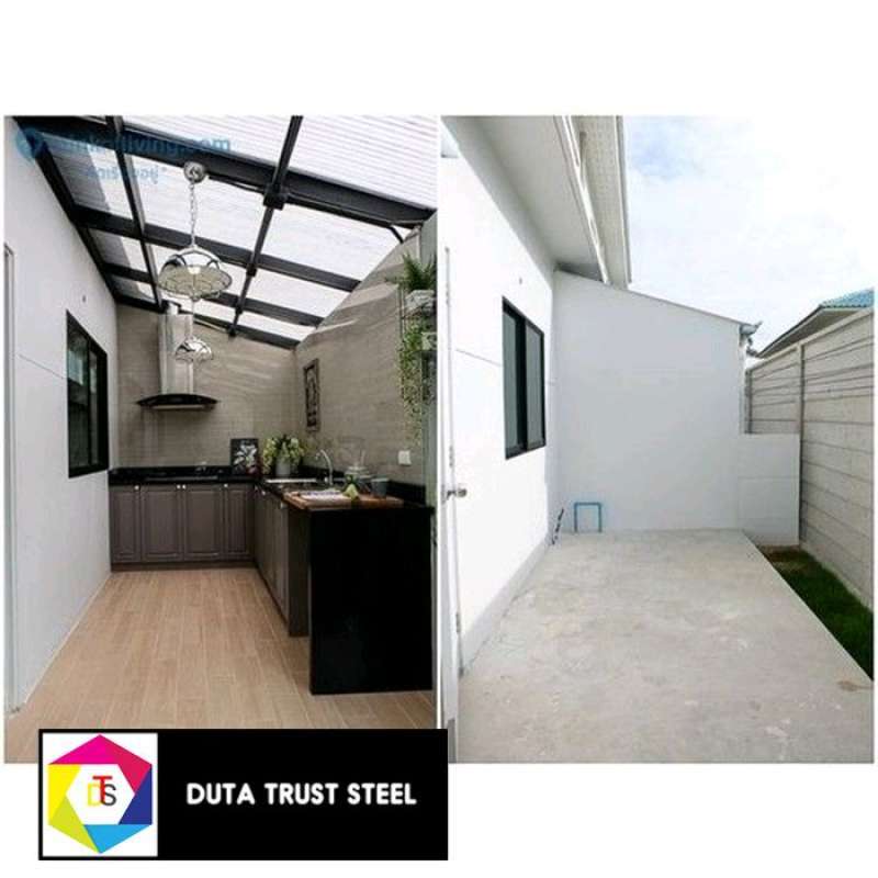 Jual Renov dapur kitchen area belakang rumah di Seller Duta Trust Steel ...