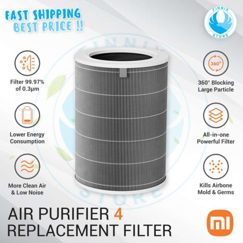 Jual Xiaomi Mi True HEPA Filter for Mi Air Purifier 2S 2C 3 3H 3C PRO ...