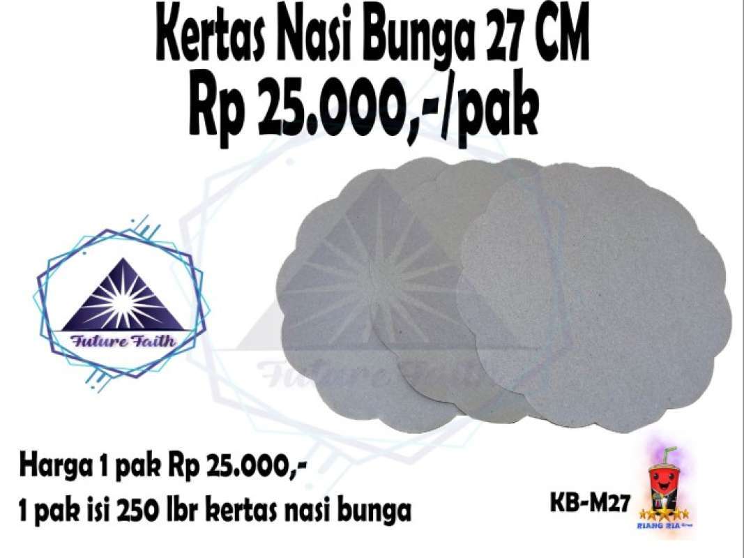Promo KERTAS NASI ALAS PIRING MAKAN BESEK/ROTAN 27CM BESAR-ALAS NASI ...