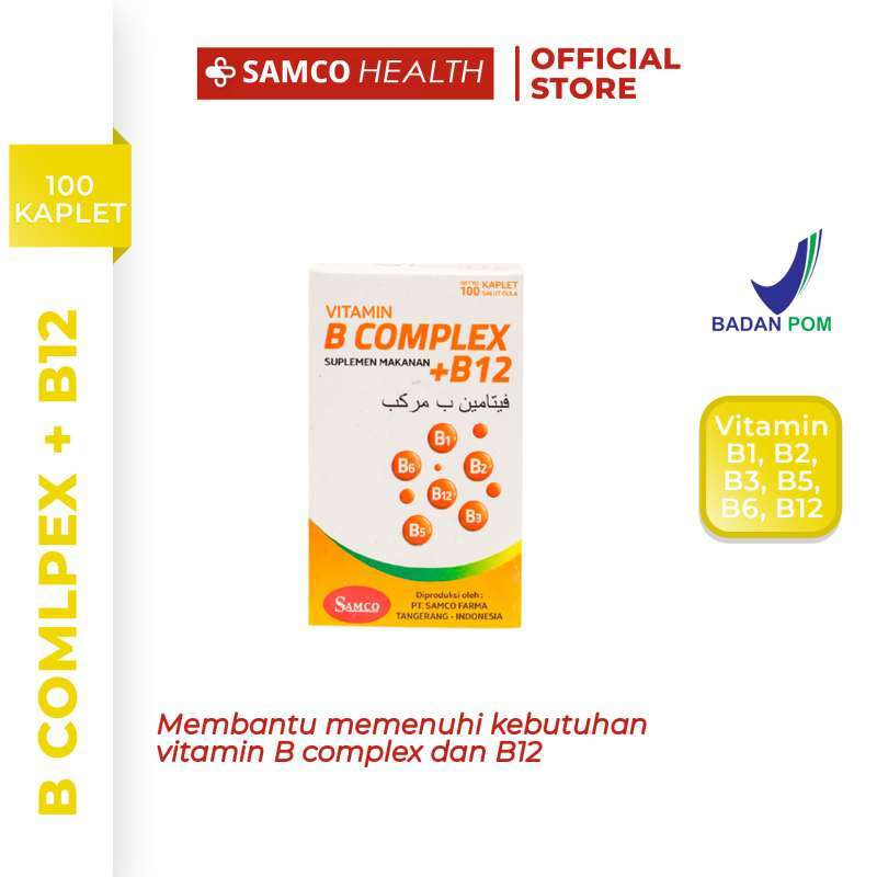 Jual Samco B complex + B12 Botol di Seller Samco Health - Cibodas, Kota ...