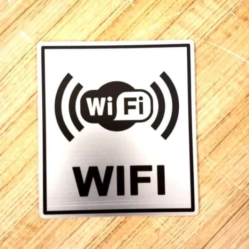Jual SIGN LABEL K3 RAMBU SAFETY WI FI /WIFI UKURAN 8X9CM SIGN PVC LABEL ...