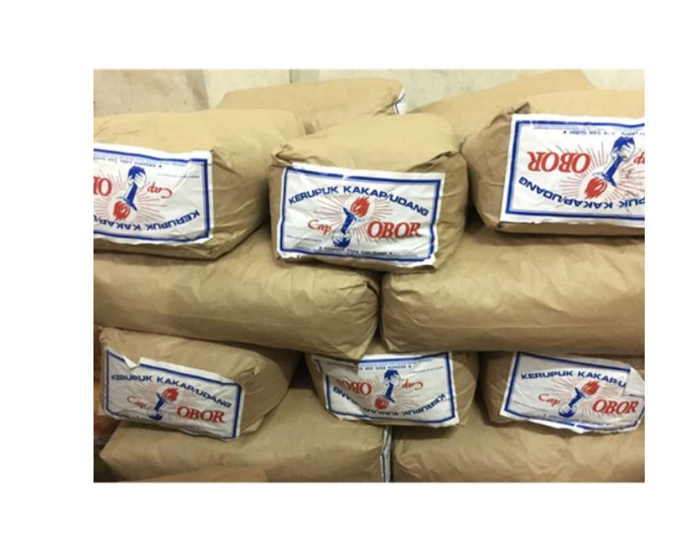 Jual Kerupuk Obor 5kg / Krupuk Kakap 1 bal / Kerupuk Udang Obor 5kg di ...