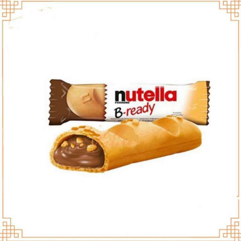 Promo Nutella Ferrero B-Ready / Roti Nutella / Biscuits Roti selai ...